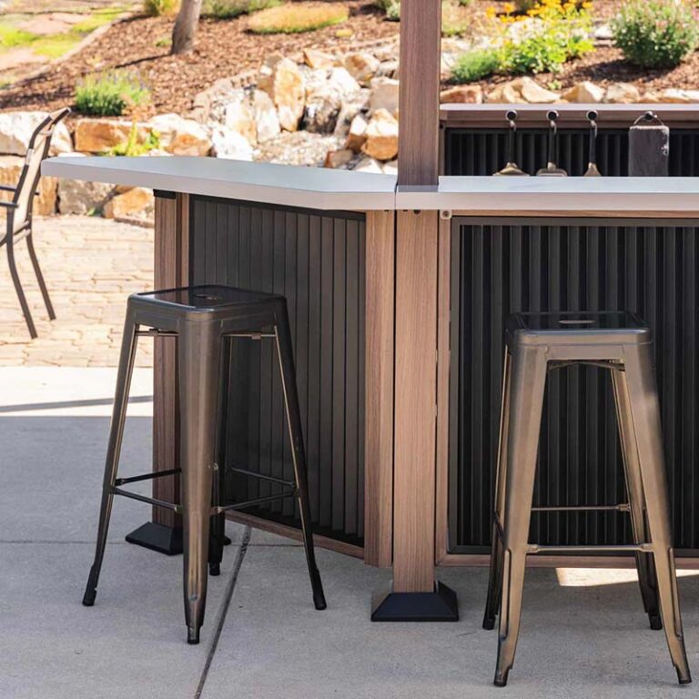 10x10 Backyard Bar and Grill Pavilion - Blackstone Griddles